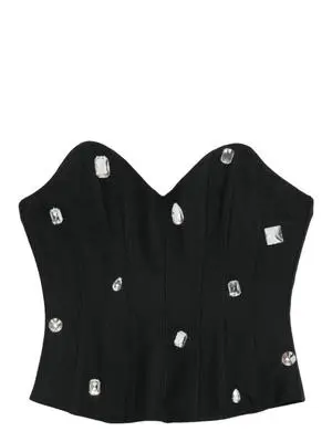 David Koma Decorative Corset - Black