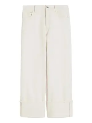 Max Mara Gesto Cropped Trousers - Off White