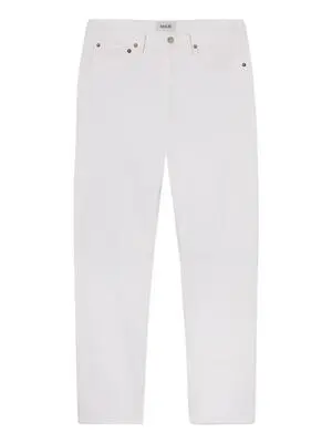AGOLDE Agolde 90's Mid Rise Straight Leg 32" Inseam Jean Marshmallow