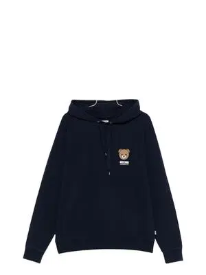 Moschino Bear-print Hoodie - Black