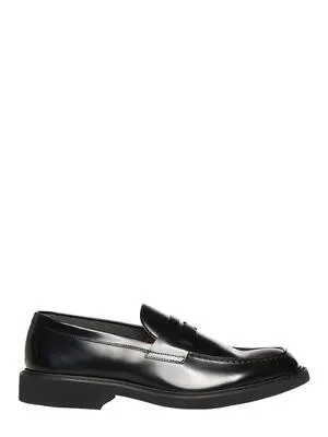 DOUCAL'S Penny Loafers - Black