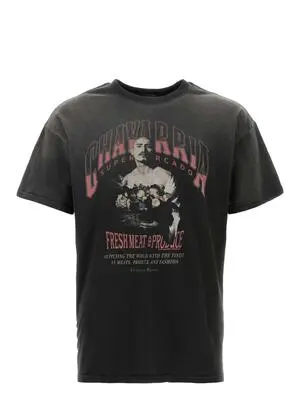 WILLY CHAVARRIA San Chachi Graphic T-shirt - Black