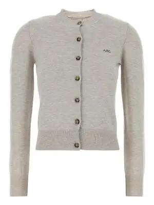 A.p.c. A.P.C. Virgin Wool And Cotton Buttoned Cardigan No