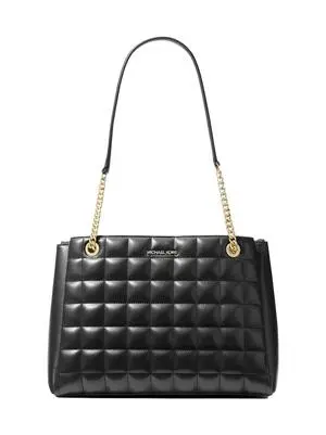 Michael Kors Soho Medium Quilted Tote Bag - Black