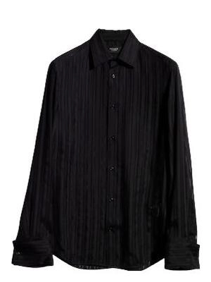 Gucci Striped Gauze Shirt - Black