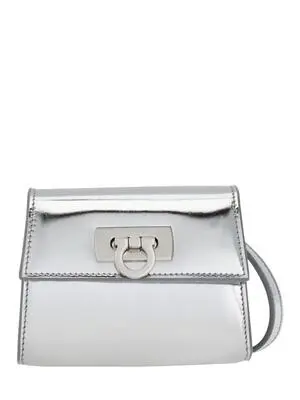 FERRAGAMO Gancini Front Buckle Clip - Silver