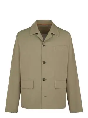 TOD'S Overshirt In Silk - Green