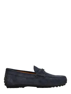 TOD'S City Gommino Loafers In Suede - Blue