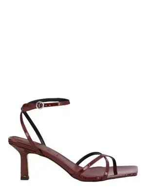 AeydĒ Maevve Patent Leather Sandals - Red