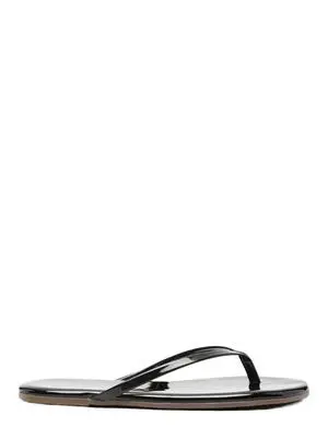 Tkees Lily Glossed Flip Flops - Black
