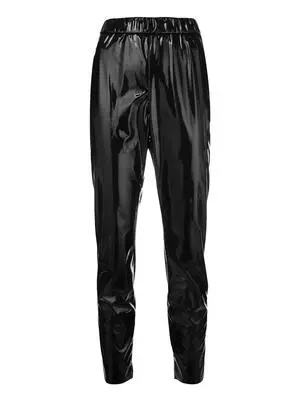 MSGM Pvc Track Pants - Black