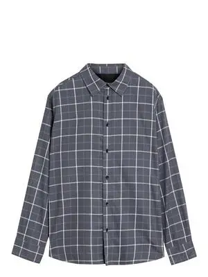 Rag & Bone Matthew Checked Cottonblend Flannel Shirt - Storm Blue
