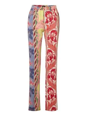 Etro Printed Straight-leg Jeans - Multicolor