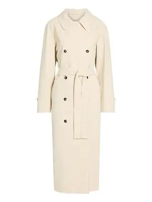 Loulou De Saison Zuri Cotton-gabardine Trench Coat - Cream