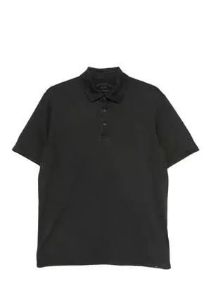 Paul & Shark Logo-patch Polo Shirt - Black