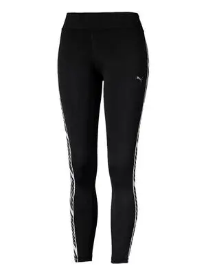 PUMA Logo Tape Leggings - Black