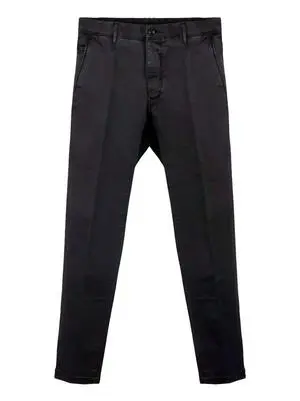 Incotex Slim-fit Chino Trousers - Black