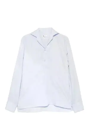 DOPPIAA Spread-collar Button-fastening Shirt - Blue