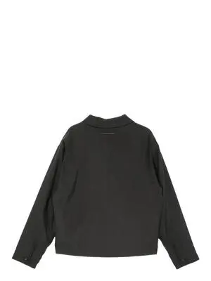 MAISON MARGIELA Logo Embroidered Jacket - Grey