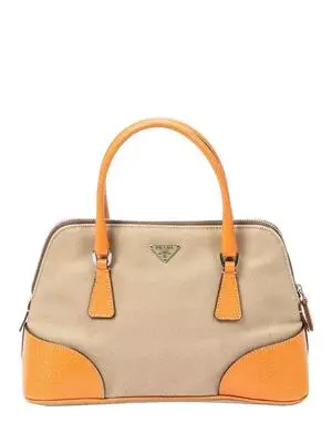 Prada Small Cinghiale Canapa Tote Bag - Neutrals