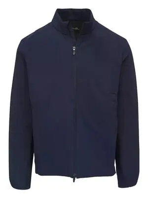 Rlx Ralph Lauren Tech Zip-up High-neck Jacket - Blue