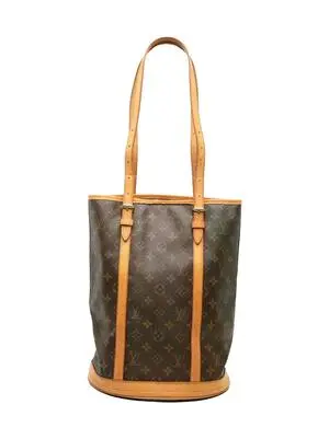 LOUIS VUITTON Monogram Gm Bucket Bag - Brown