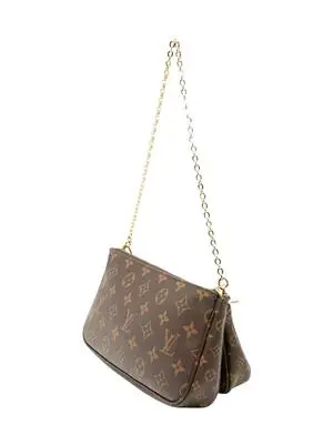 LOUIS VUITTON Monogram Multi Pochette Accessoires Satchel - Brown