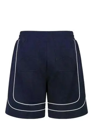Rhude Logo-print Mesh Shorts - Blue