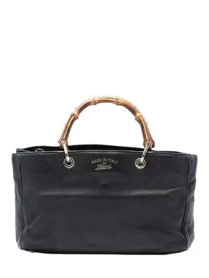 Gucci Bamboo Shopper Satchel - Black