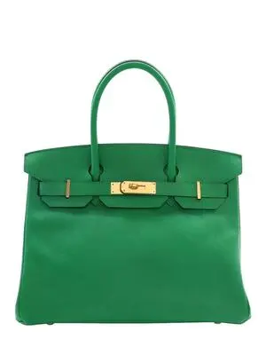 Hermès 30 Cm Birkin Retourne Handbag - Green
