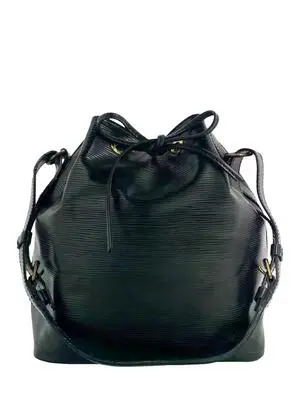 LOUIS VUITTON Louis Vuitton Epi Petit Noe Bucket Bag Black