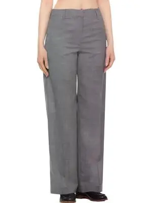 PT TORINO Wide-leg Tailored Trousers - Grey