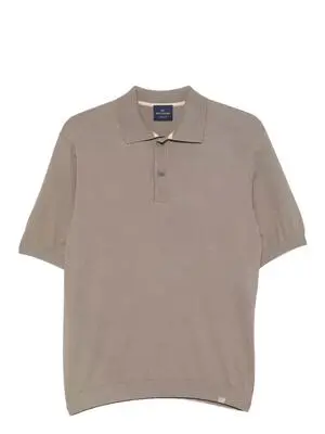 Paul & Shark Logo-patch Polo Shirt - Neutrals