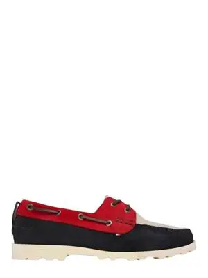 Tommy Hilfiger Suede Boat Shoes - Black