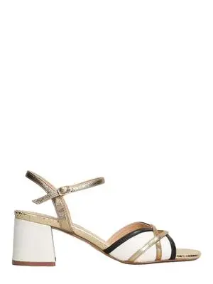 BIBI LOU Silou Block-heel Sandals - White
