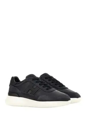 Hogan Interactive³ Panelled Logo-patch Sneakers - Blue