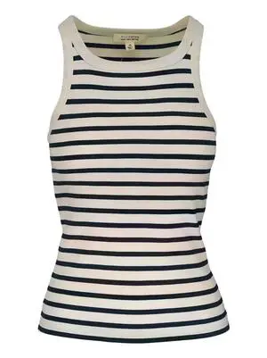 NILI LOTAN Jennifer Striped Tank Top - Neutrals