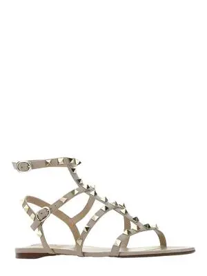 Valentino Garavani Valentino Garavani Rockstud Leather Sandals Pink