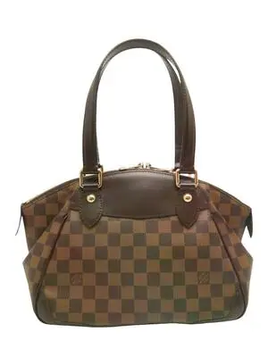 LOUIS VUITTON Damier Ebene Verona Pm Satchel - Brown