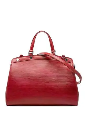 LOUIS VUITTON Epi Brea Mm Satchel - Red