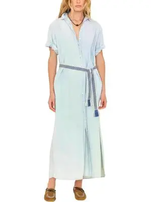 XIRENA Xirena Linnet Belted Midi Shirt Dress