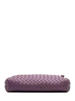 Bottega Veneta Bottega Veneta Nappa Intrecciato Nodini Crossbody Bag Purple