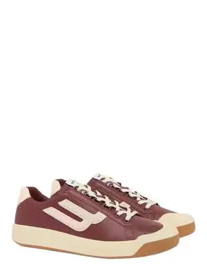 Bally Perforated Logo-patch Sneakers - Red