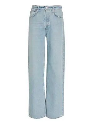 AGOLDE Ren Wide-leg Jeans - Light Blue