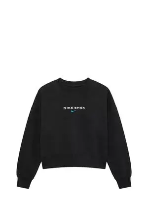 Nike Shox Logo Print Sweater - Black