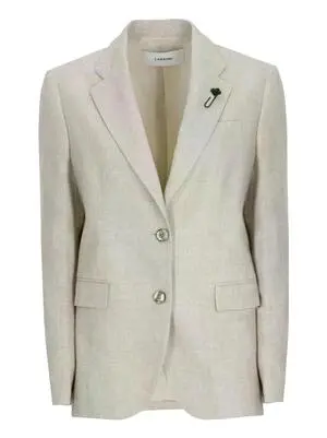 LARDINI Button-fastening Blazer - Neutrals