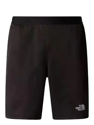 The North Face Logo Patch Ribbed-trim Shorts - Black