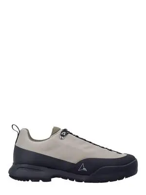 ROA Cingino Technical Fabric And Rubber Low Top Sneakers - Sage