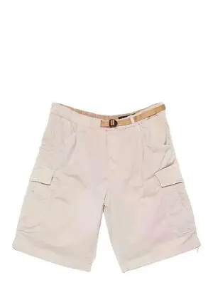 WHITE SAND Belted Cargo Shorts - Neutrals