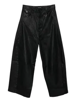 JULIUS Wide-leg Trousers - Black